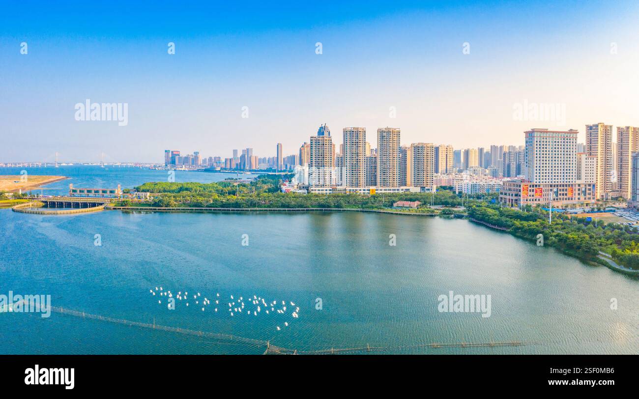 The Beautiful Scenery of Zhanjiang Bay in Guangdong Province, China ...