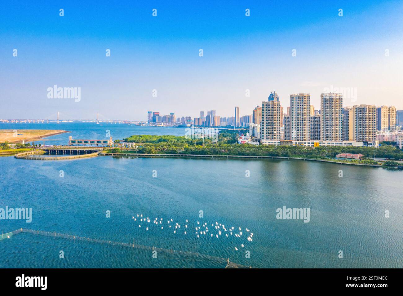 The Beautiful Scenery of Zhanjiang Bay in Guangdong Province, China ...