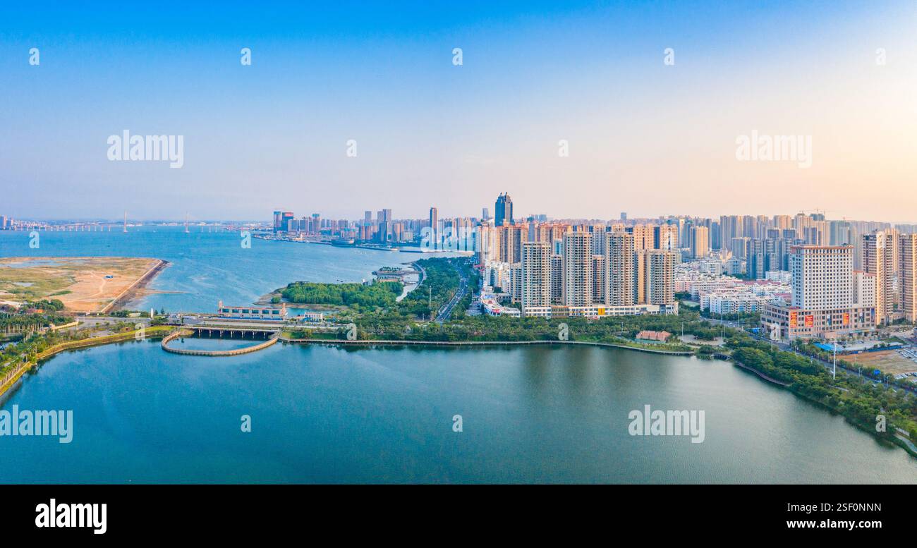 The Beautiful Scenery of Zhanjiang Bay in Guangdong Province, China ...