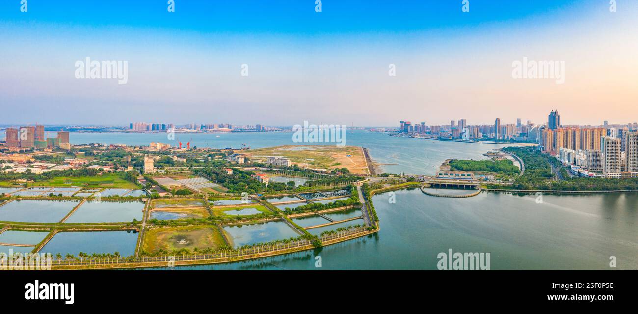 The Beautiful Scenery of Zhanjiang Bay in Guangdong Province, China ...