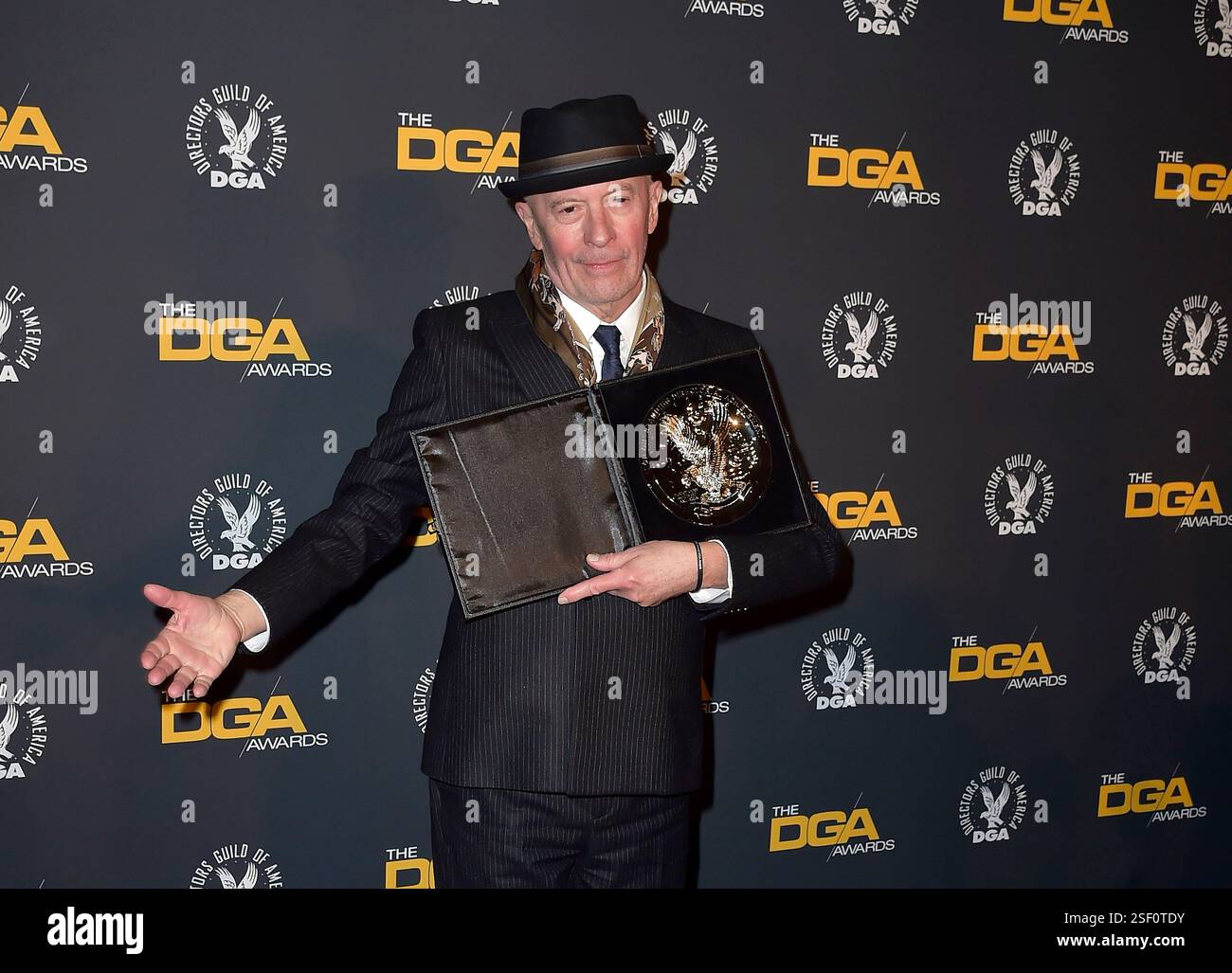 Beverly Hills, USA. 08th Feb, 2025. Jacques Audiard in the press room ...