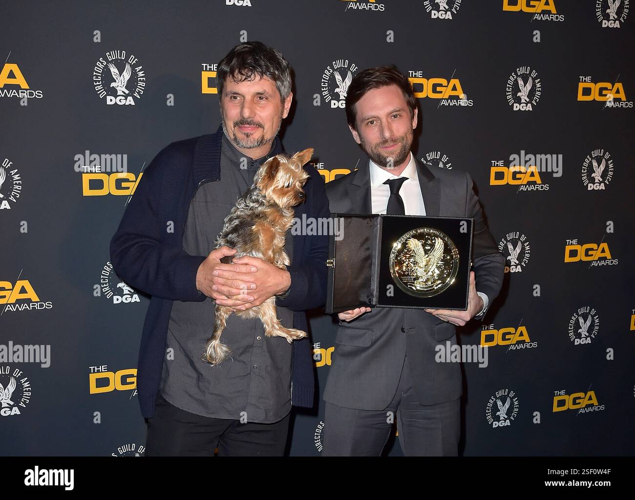 Beverly Hills, USA. 08th Feb, 2025. Brendan Bellomo and Slava Leontyev ...