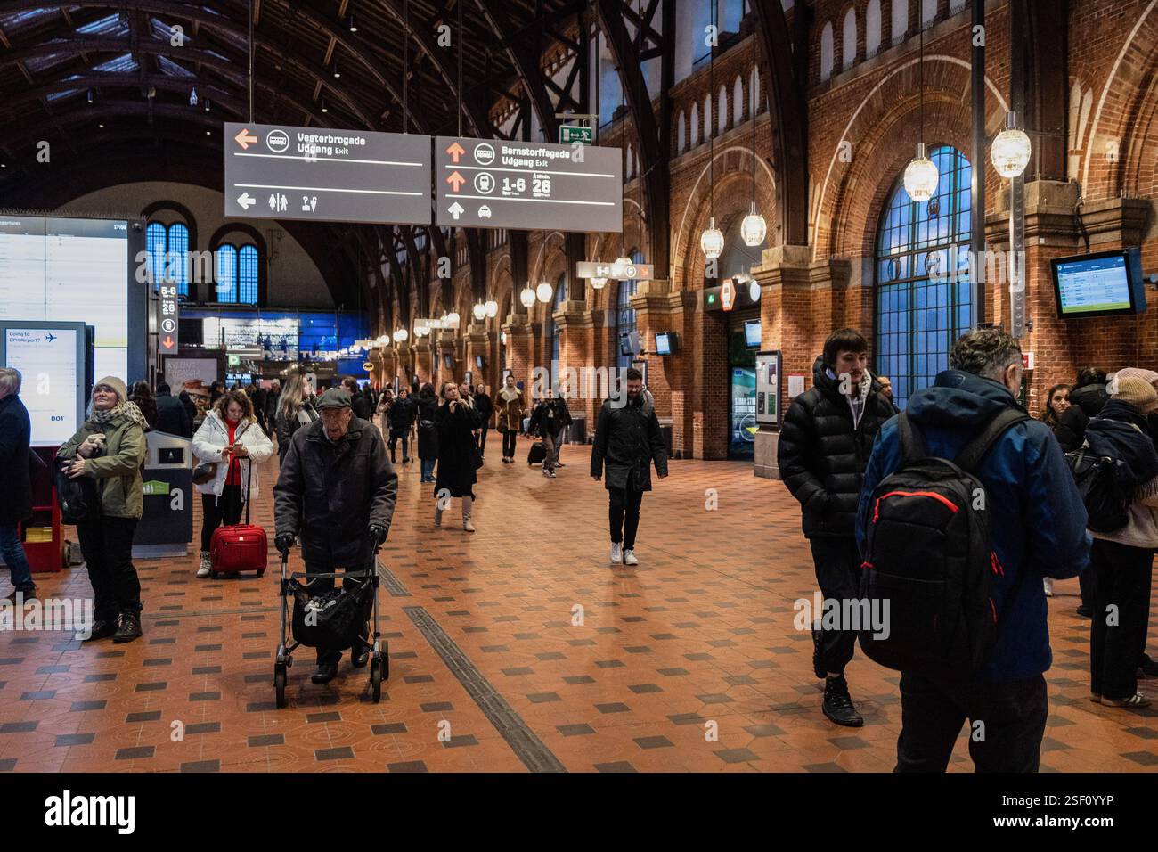Copenhagen, Denmark. 05th Feb, 2025. Copenhagen Central Station (Danish ...