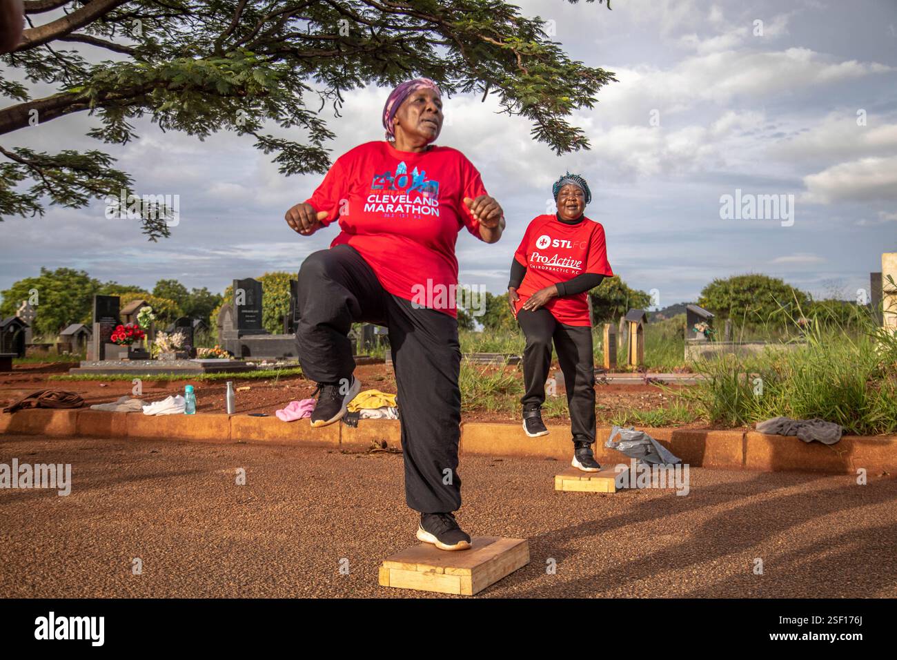 Women exercise with the Commandos Fitness Club at the Warren Hills ...