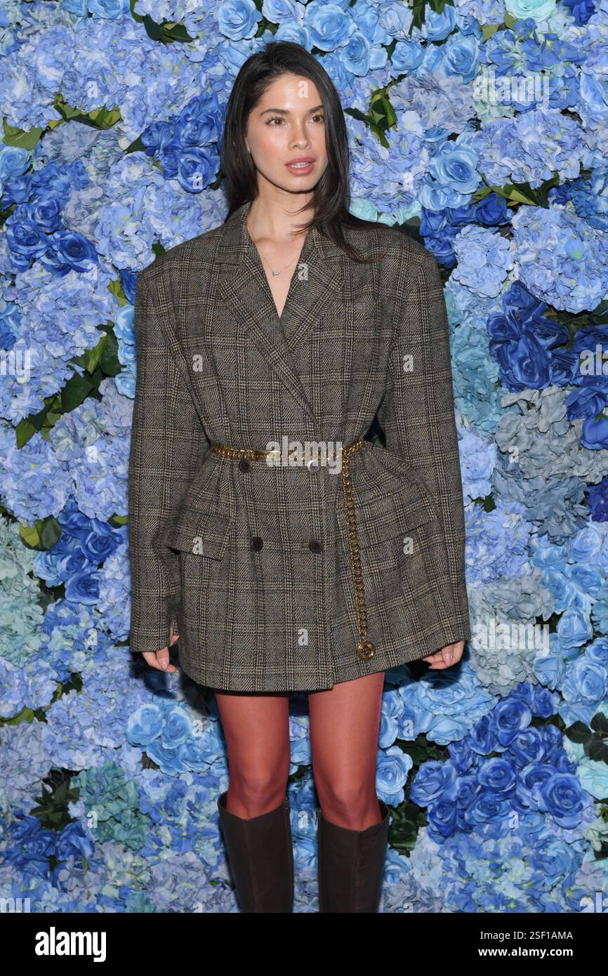 New York, USA. 08th Feb, 2025. Giza Timonier attending alice olivia by ...