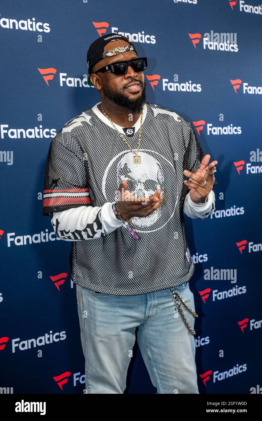 Lance Fresh attends Michael Rubin's Fanatics Super Bowl party on ...