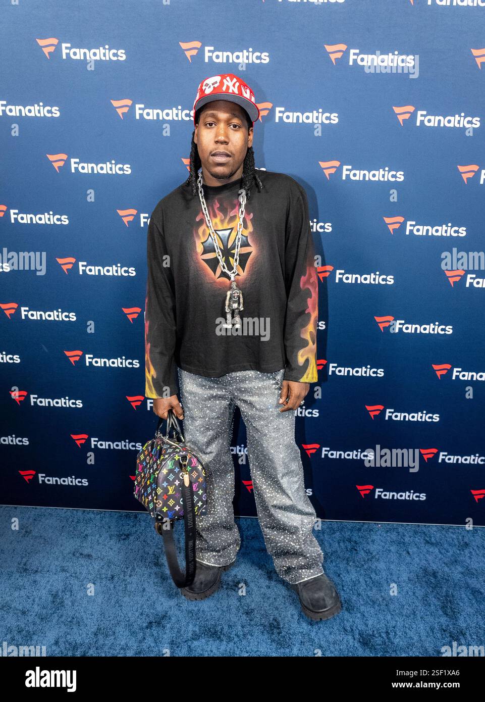 Don Toliver attends Michael Rubin's Fanatics Super Bowl party on ...