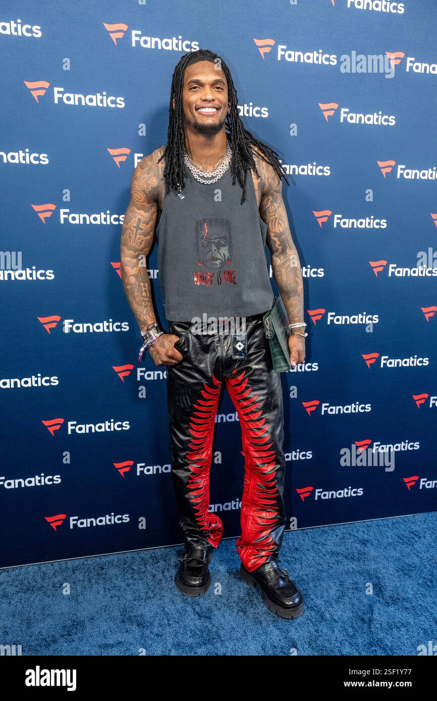 CeeDee Lamb attends Michael Rubin's Fanatics Super Bowl party on ...
