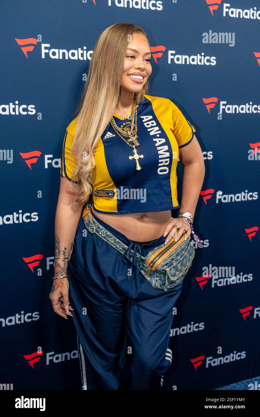 Latto attends Michael Rubin's Fanatics Super Bowl party on Saturday ...