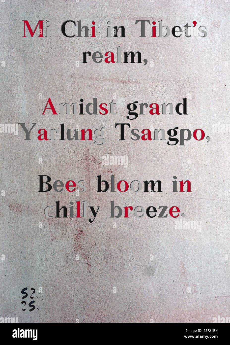 Mi Chi in Tibet's realm, Amidst grand Yarlung Tsangpo, Bees bloom in ...