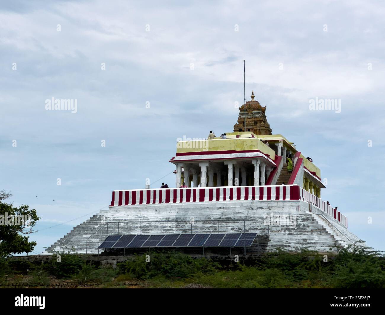 Rameswaram, Tamil Nadu, India - Oct 05, 2024: Ramar patham temple ...