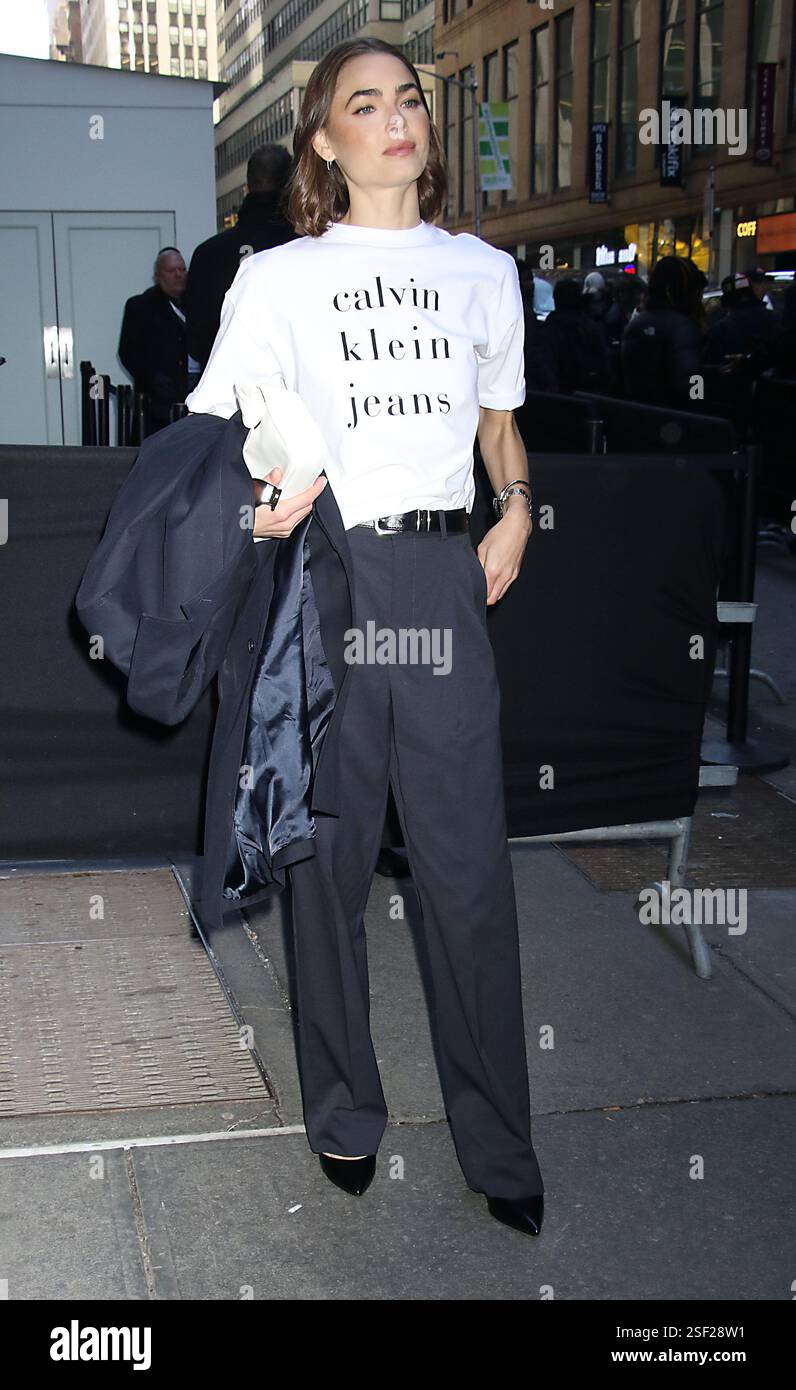 February 07, 2025 Bambi Northwood-Blyth attend Calvin Klein 2025 ...