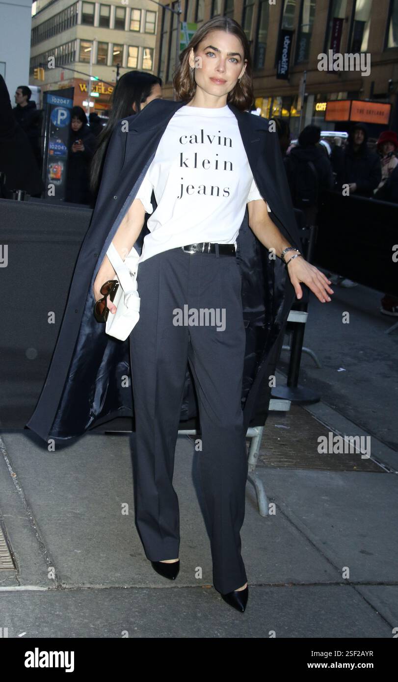 February 07, 2025 Bambi Northwood-Blyth attend Calvin Klein 2025 ...