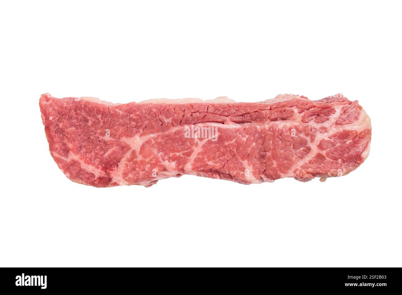 Raw Tri Tip Steak from Black Angus beef meat isolated on white ...