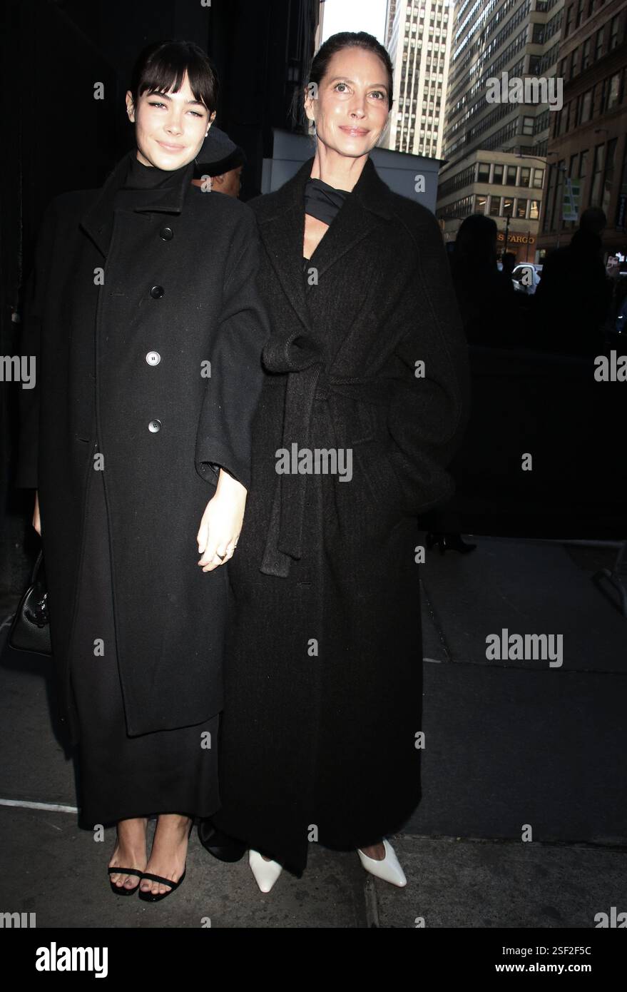 February 07, 2025 Christy Turlington and Grace Burns attend Calvin ...