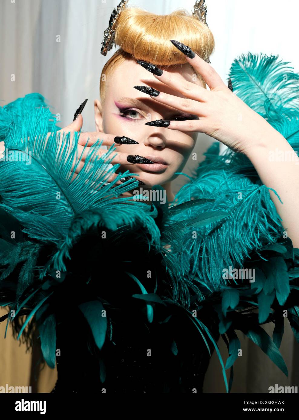 The Blonds Fall 2025 Collection, held Fidi Bank 35 Pint Street in New ...