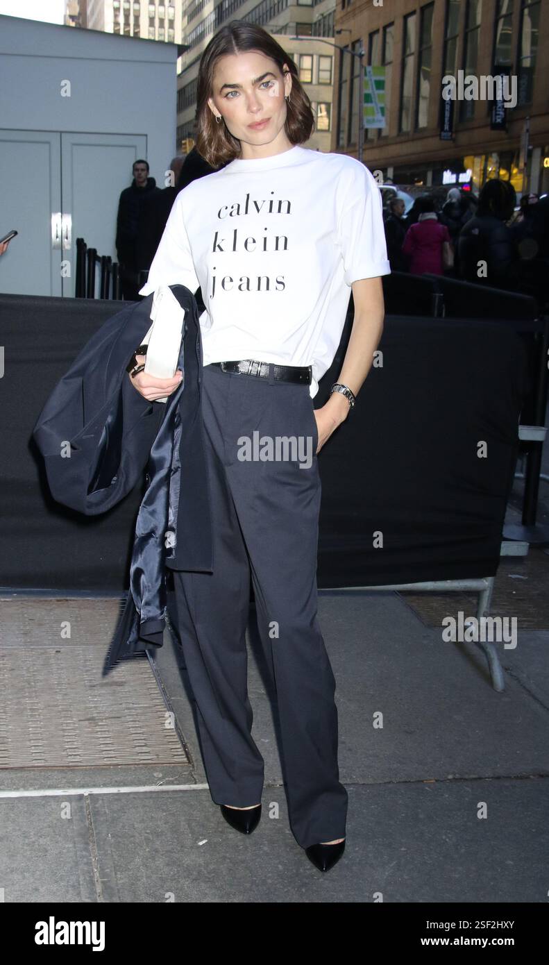 February 07, 2025 Bambi Northwood-Blyth attend Calvin Klein 2025 ...