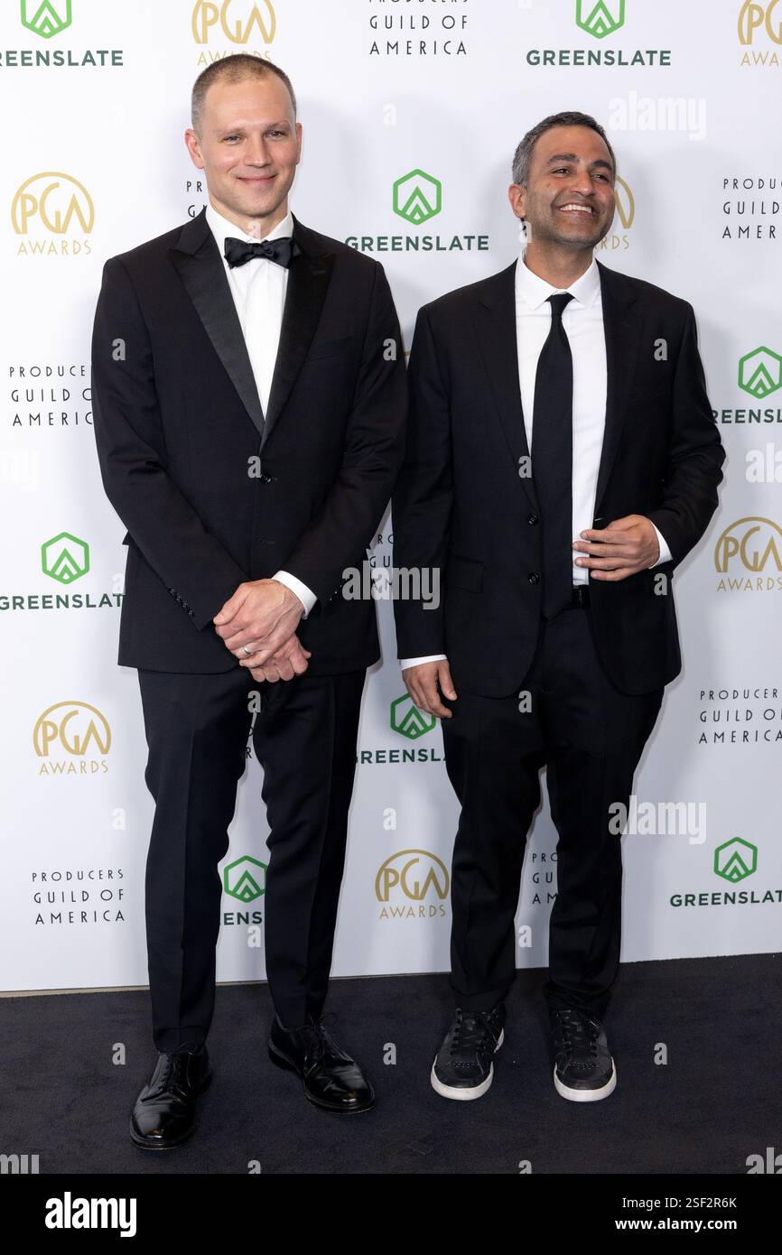 Los Angeles, USA. 08th Feb, 2025. Neil Kopp and Anish Savjani attend ...