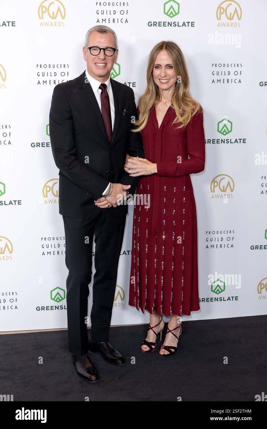 Los Angeles, USA. 08th Feb, 2025. Matt Walden and Dana Walden attend ...