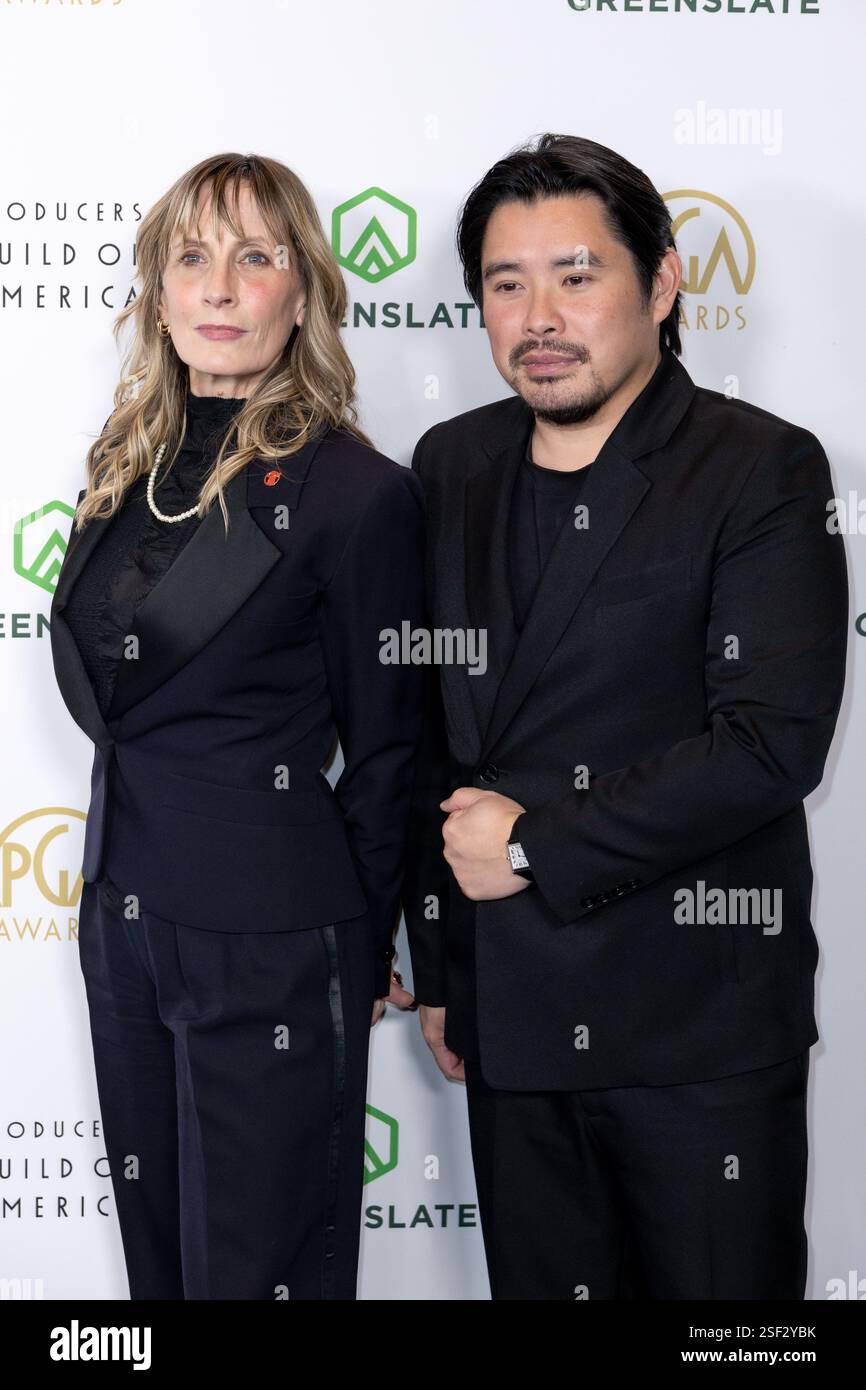 Los Angeles, USA. 08th Feb, 2025. George Hencken and Bao Nguyen attend ...