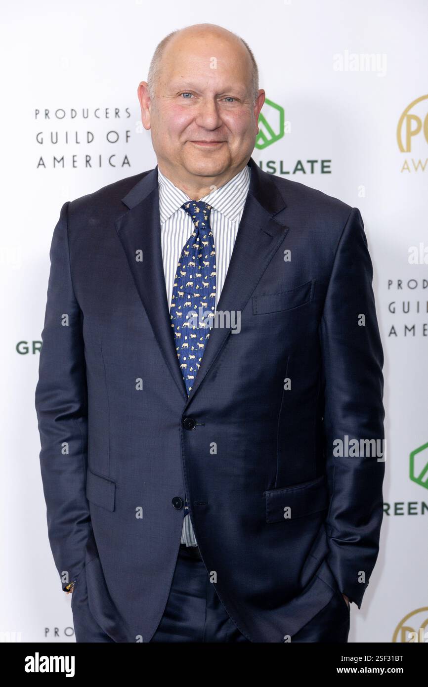 Los Angeles, USA. 08th Feb, 2025. Chris Meledandri attends the 36th Annual Producers Guild ...