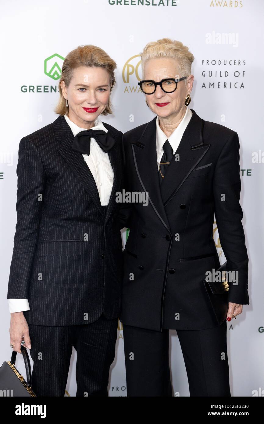 Los Angeles, USA. 08th Feb, 2025. Naomi Watts and Lou Eyrich attend the ...