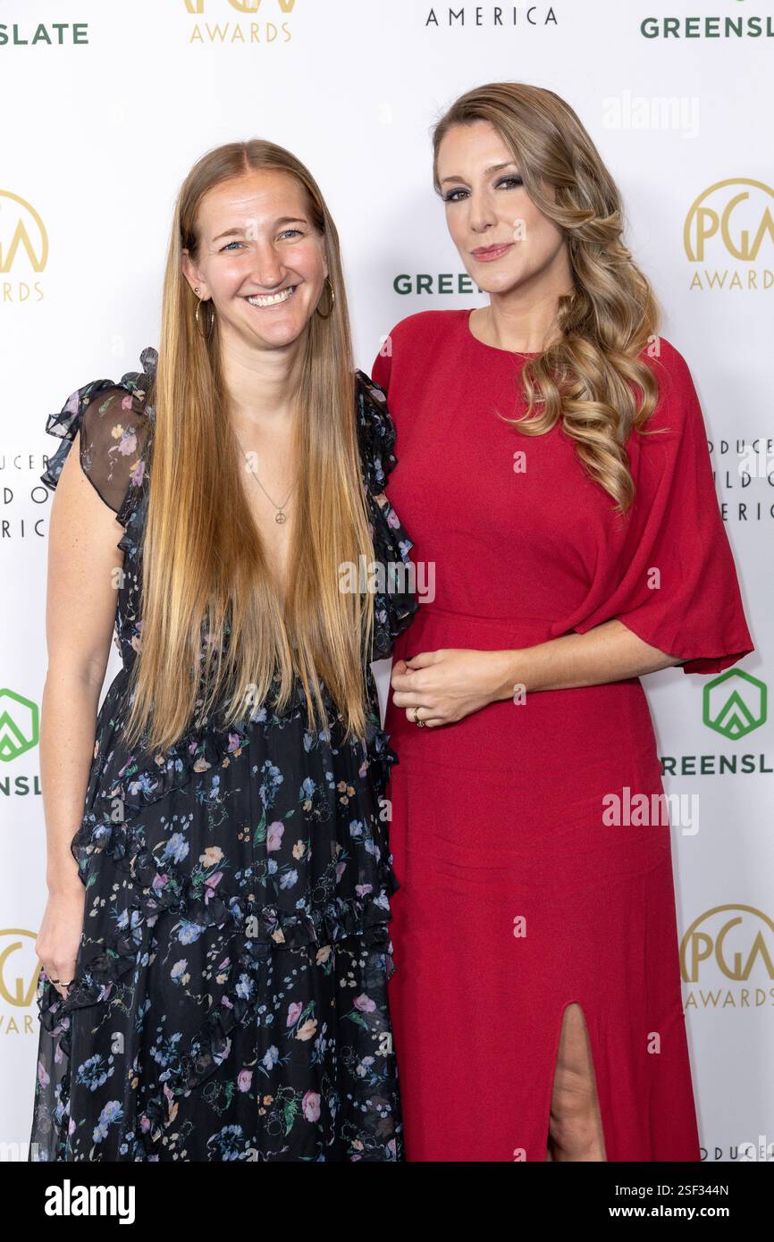Los Angeles, USA. 08th Feb, 2025. Meghan Walsh and Caitrin Rogers ...