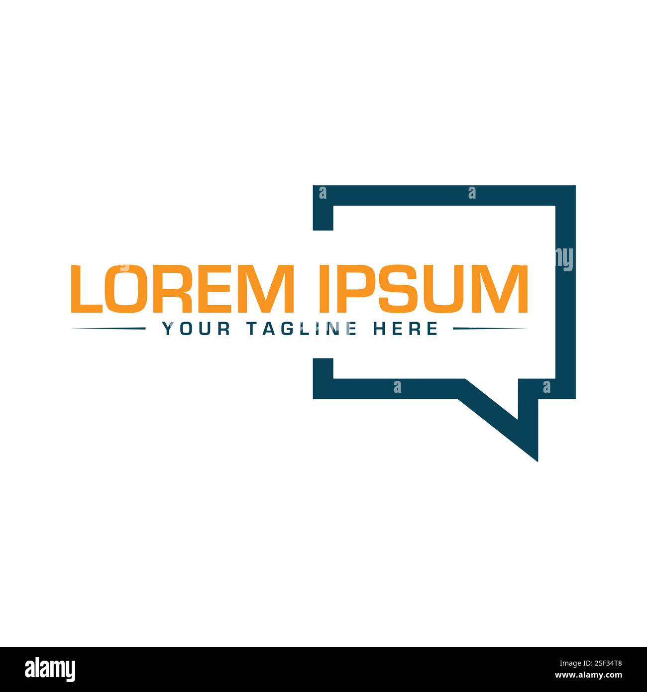 Message icon logo design Stock Vector Image & Art - Alamy