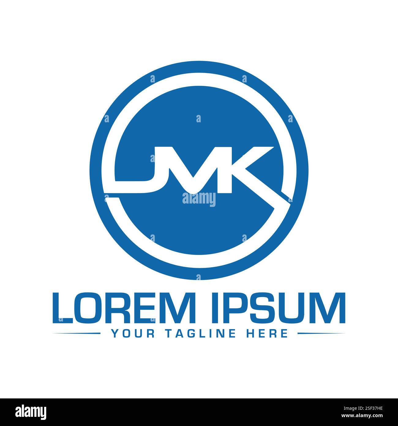 MK Letter Logo Design Stock Vector Image & Art - Alamy