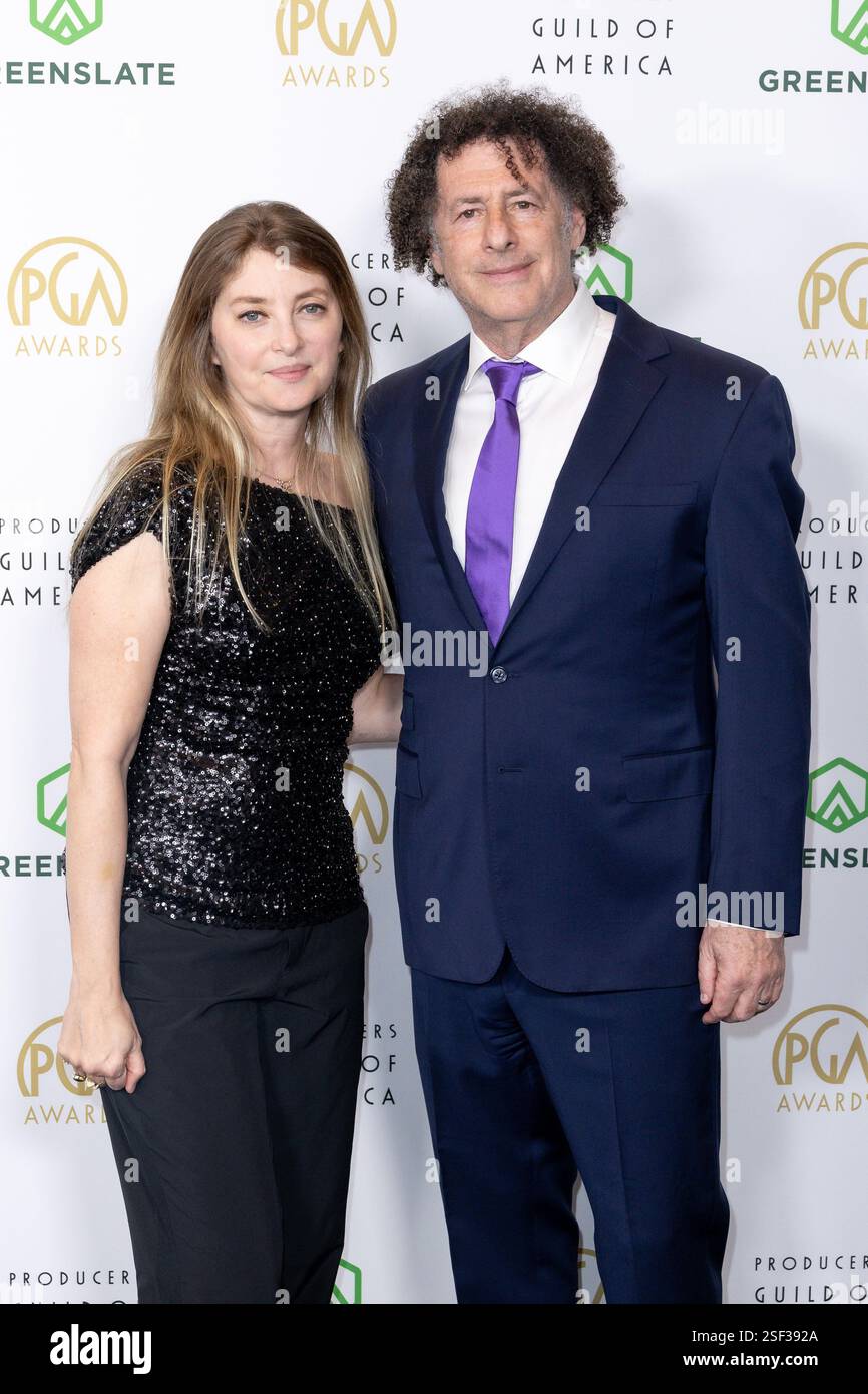 Cecilia Luppi and Michael Dweck attend the 36th Annual Producers Guild ...