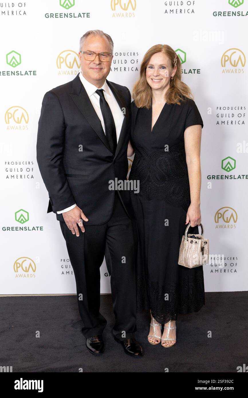 Mark Nielsen and Becky Nielsen attend the 36th Annual Producers Guild ... Mark Nielsen and Becky Nielsen attend the 36th Annual Producers Guild ...