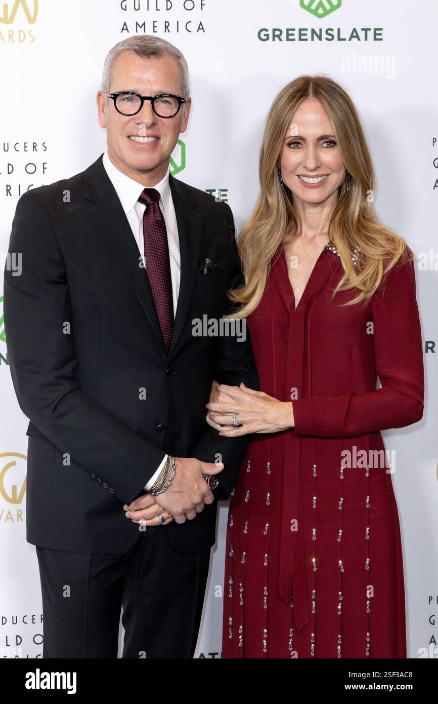 Los Angeles, USA. 08th Feb, 2025. Matt Walden and Dana Walden attend ...