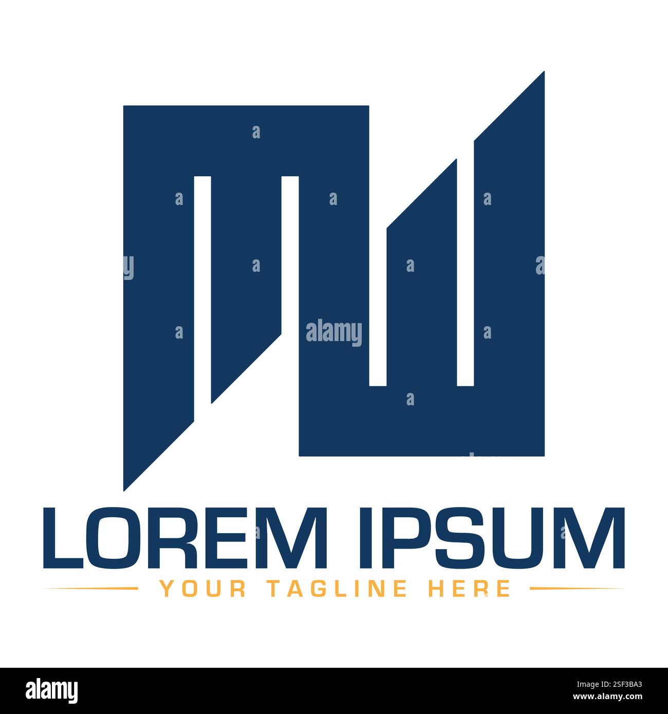 MW Letter Logo Design Stock Vector Image & Art - Alamy