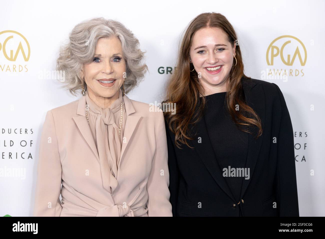 Los Angeles, USA. 08th Feb, 2025. Jane Fonda and Hannah Rosenberg ...
