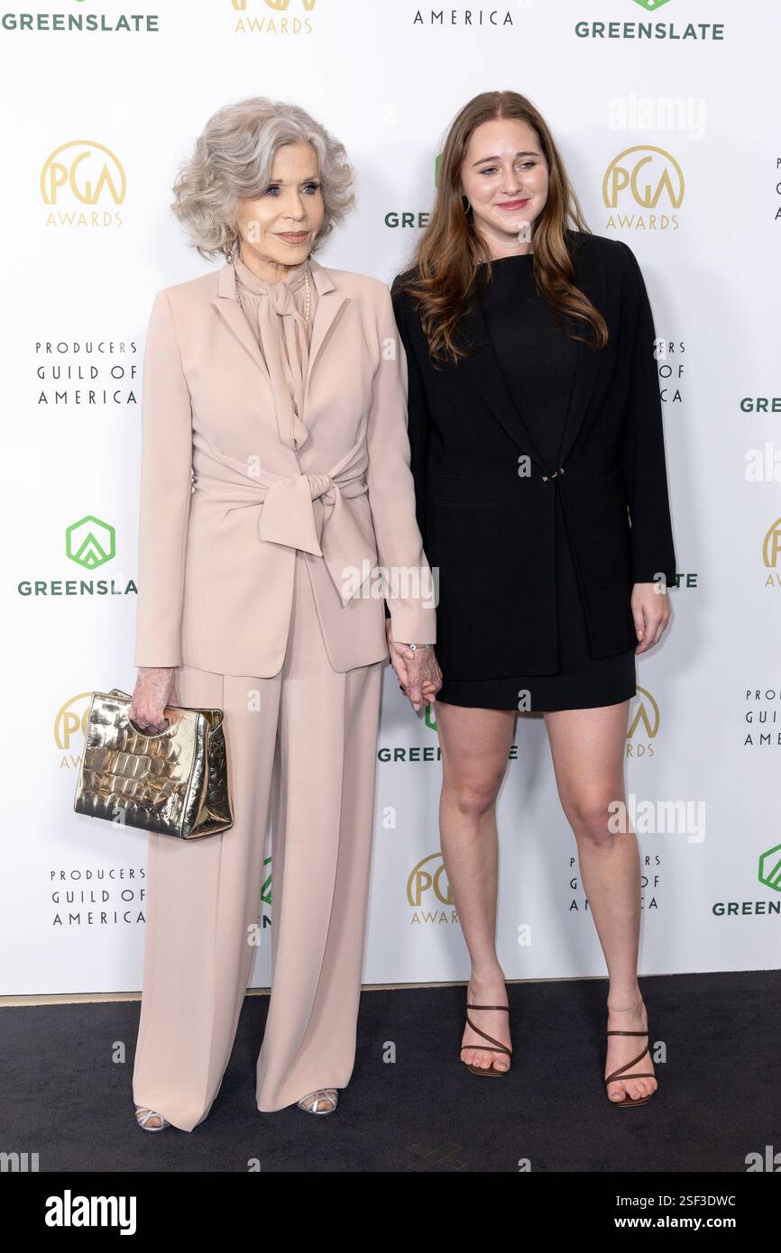 Los Angeles, USA. 08th Feb, 2025. Jane Fonda and Hannah Rosenberg ...