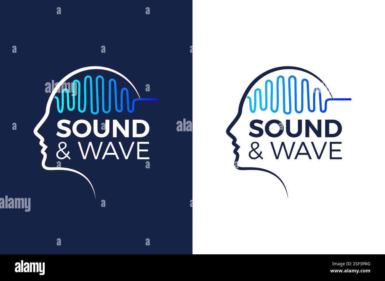human brain wave logo, human sound logo, sound wave logo design, brain ...