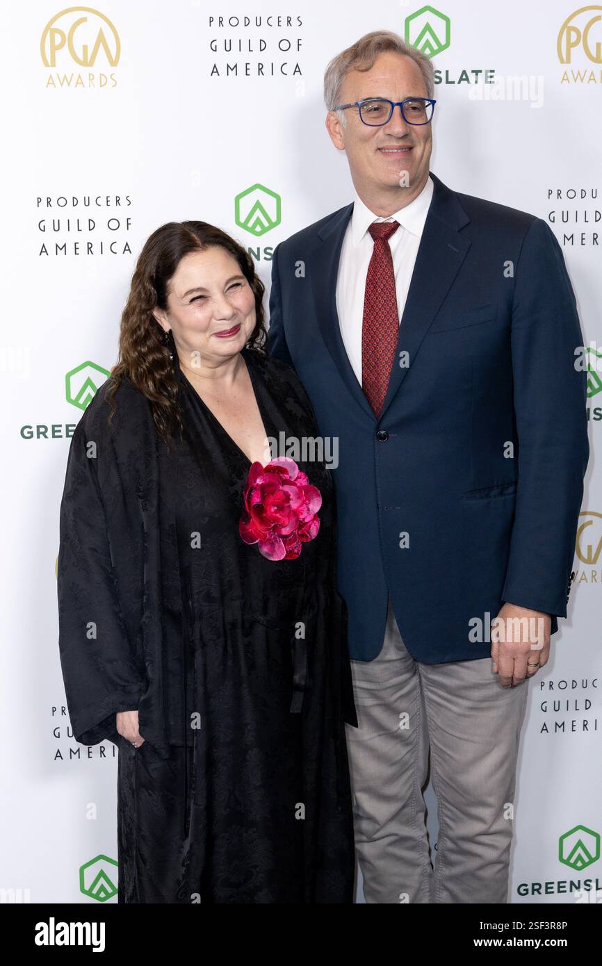 Los Angeles, USA. 08th Feb, 2025. Tessa Ross and Michael Jackman attend ...