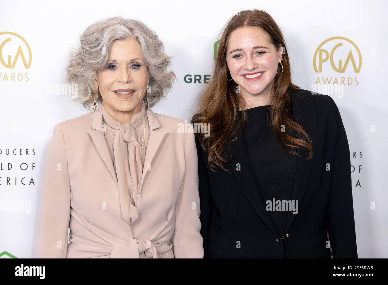 Los Angeles, USA. 08th Feb, 2025. Jane Fonda and Hannah Rosenberg ...