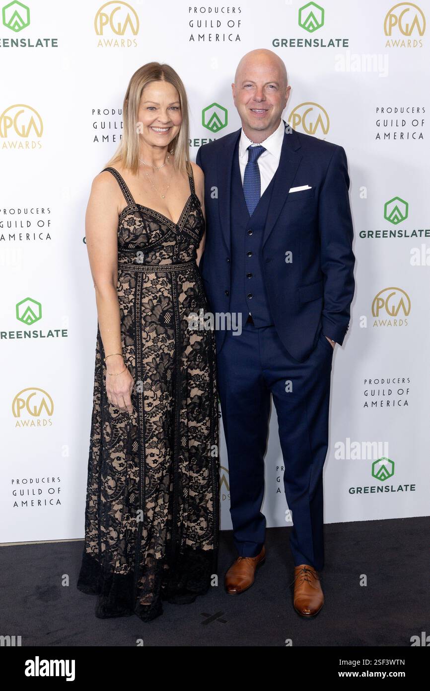 Los Angeles, USA. 08th Feb, 2025. Jenn Bauman and Beau Bauman attend ...