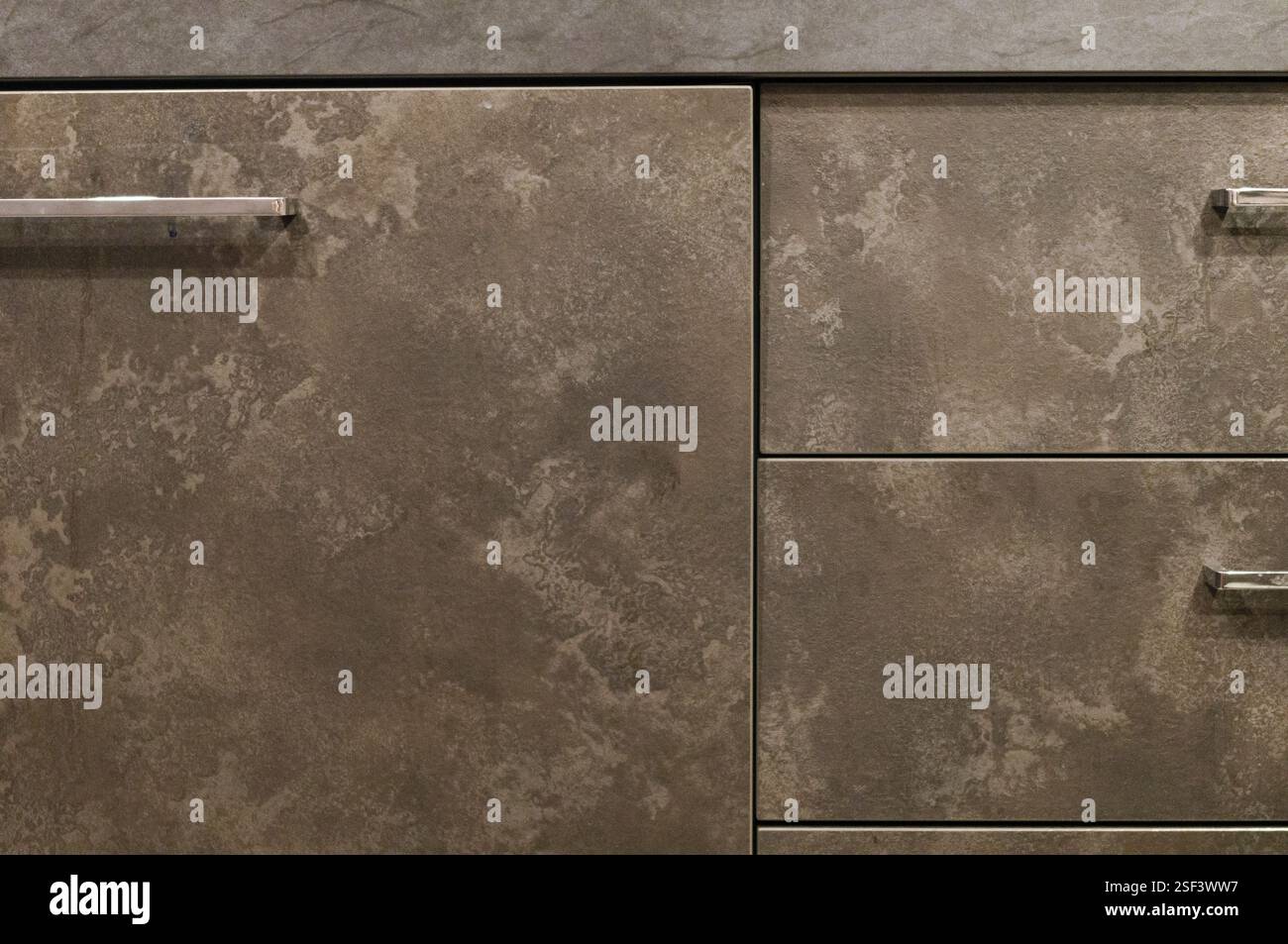 closed drawers of a cupboard made of wood, indoor shot Stock Photo - Alamy