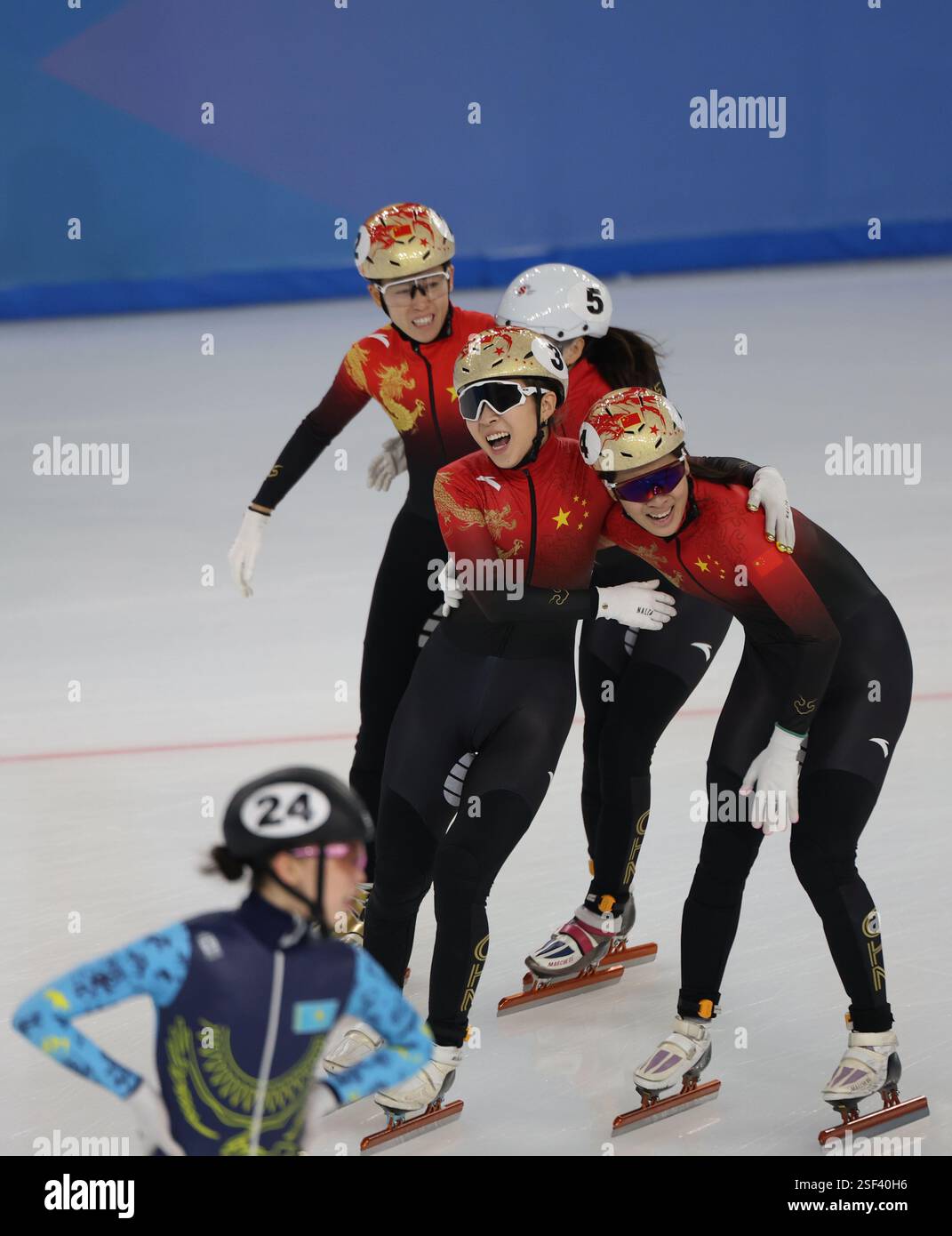 Harbin, China's Heilongjiang Province. 9th Feb, 2025. (from L to R, top ...