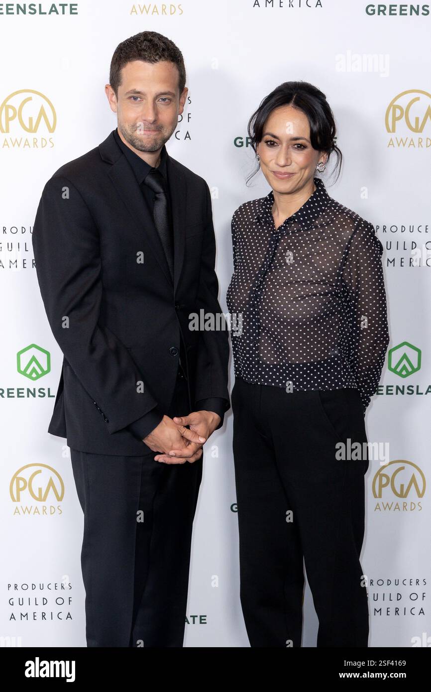 Los Angeles, USA. 08th Feb, 2025. Justin Marks and Rachel Kondo attend ...