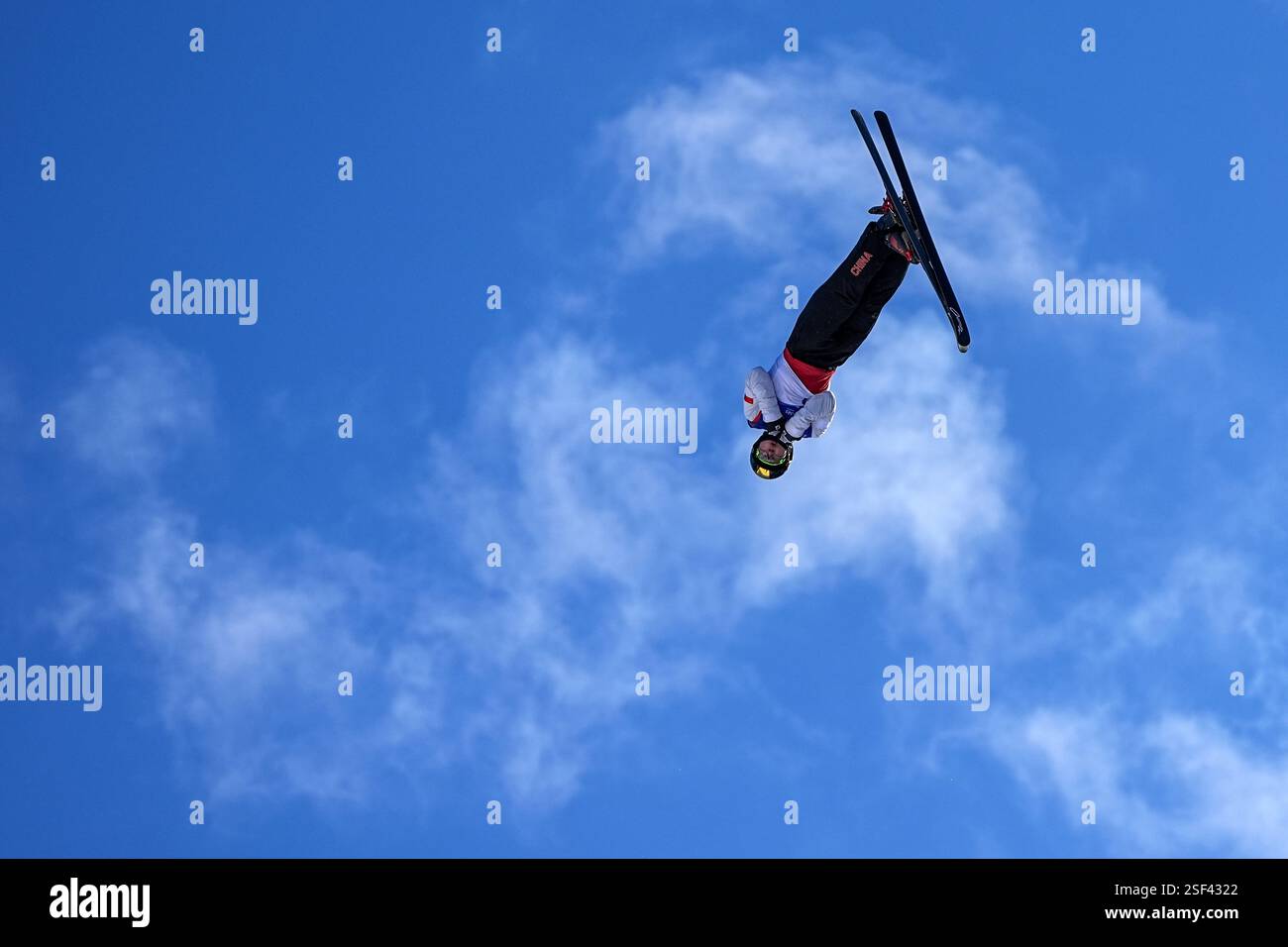 Qi Guangpo of China competes in the Men's Freeski Aerials at the 9th ...