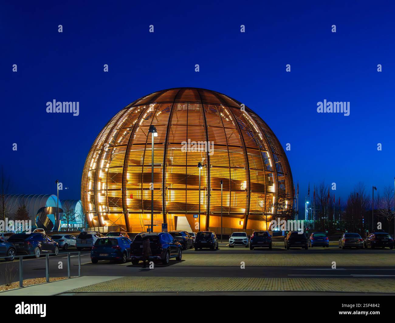 Geneva, Switzerland - February 5, 2025: Globe of Science and Innovation ...
