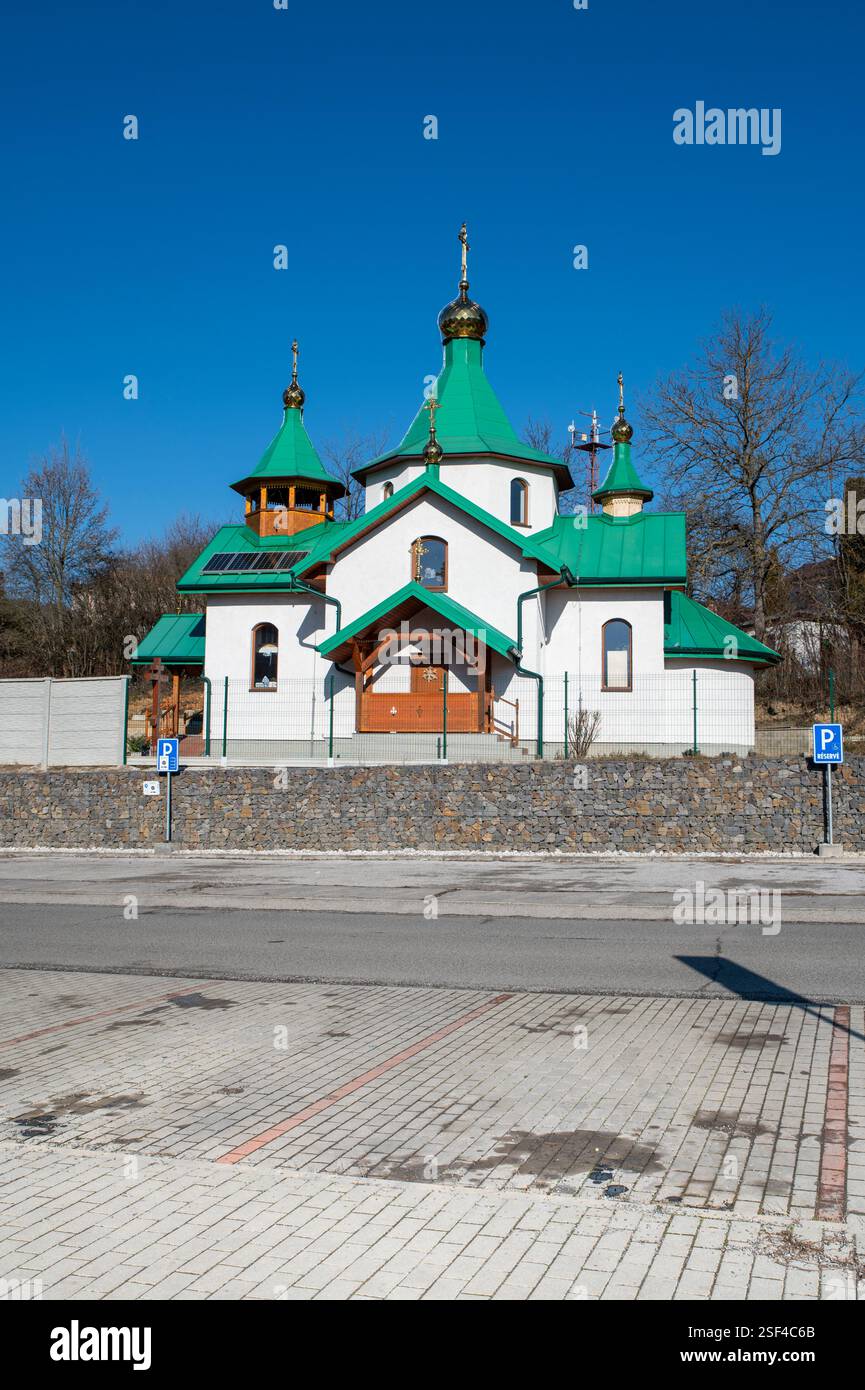 The Orthodox Church of the Holy Trinity in Nova Bana. Slovakia Stock ...