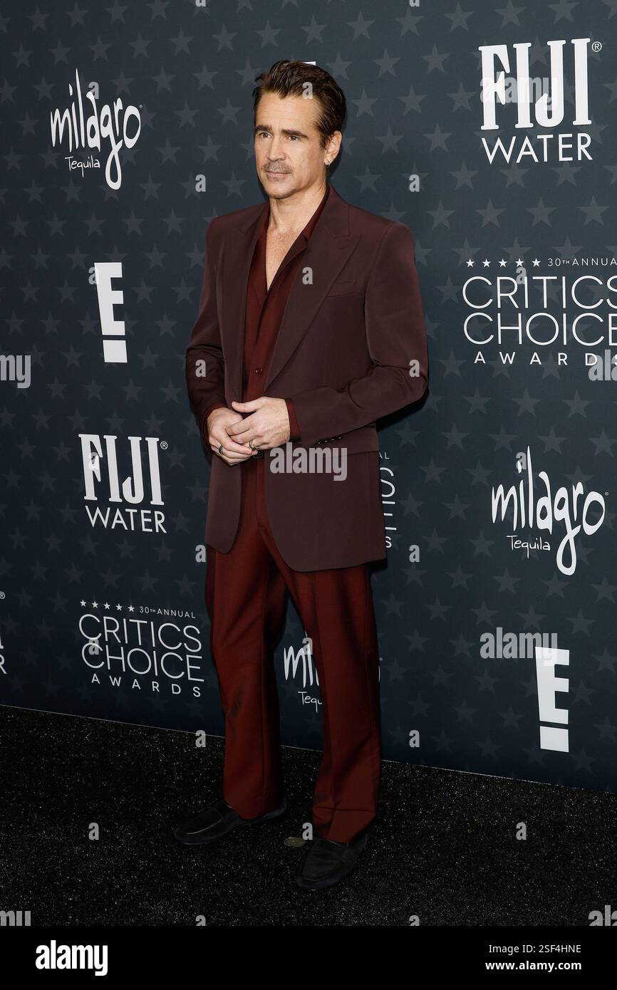 February 7, 2025, Santa Monica, California, USA: Colin Farrell at the ...