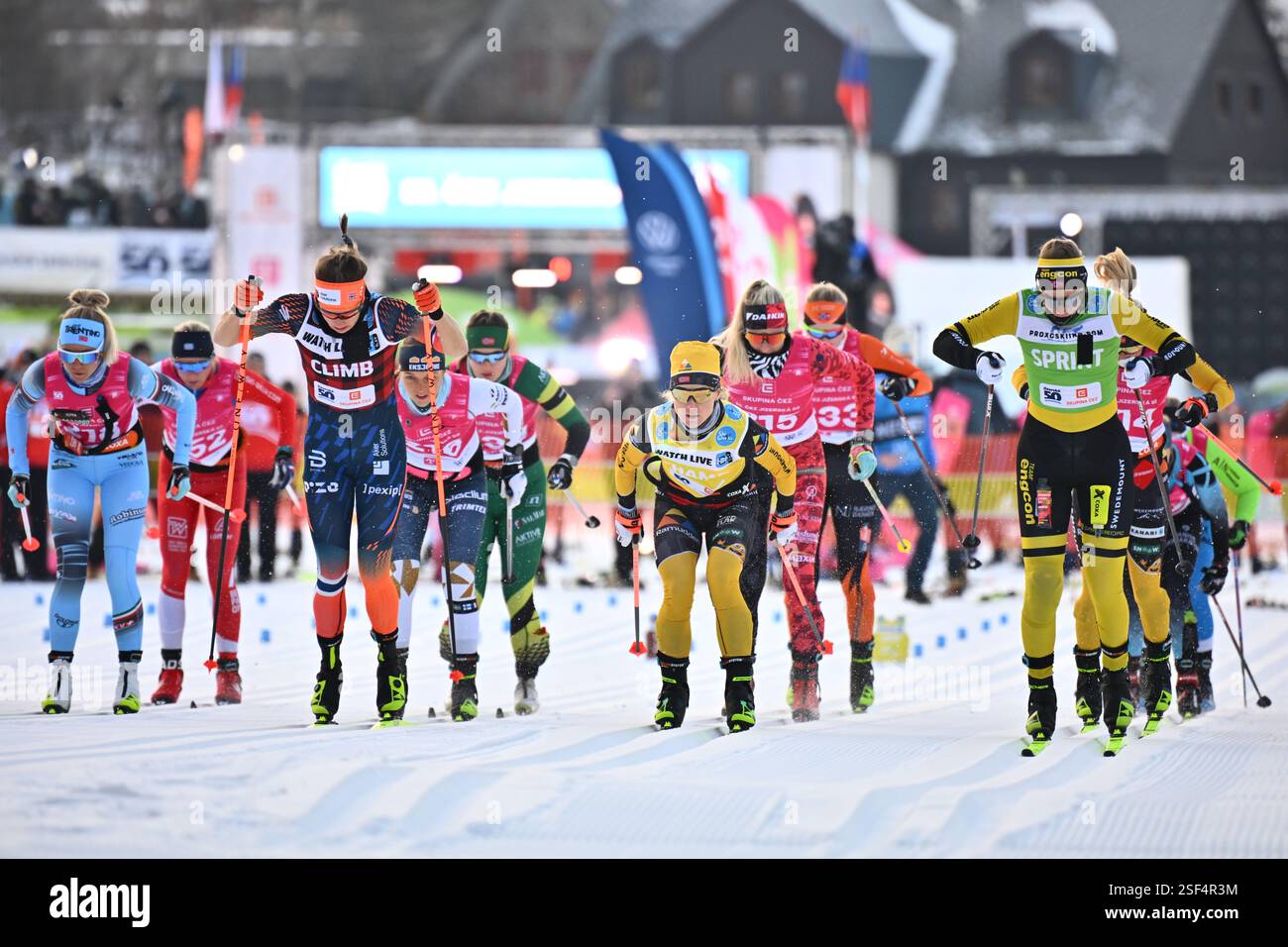 Bedrichov, Czech Republic. 09th Feb, 2025. The Jizerska padesatka, Ski ...