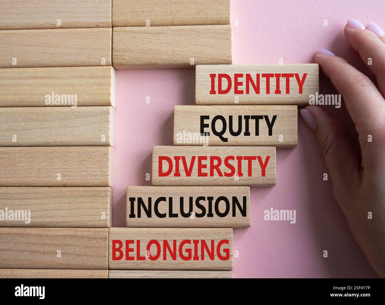 Identity Equity Diversity Inclusion Belonging symbol. Concept words Identity Equity Diversity ...