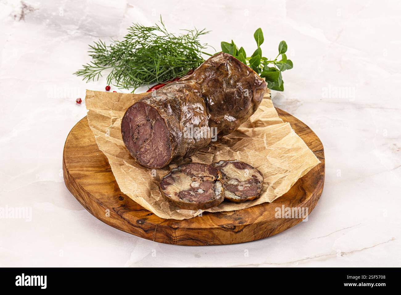 Kazy - traditional Kazakh horse meat sausage Stock Photo - Alamy