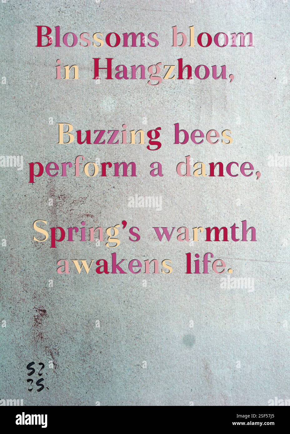 Blossoms bloom in Hangzhou, Buzzing bees perform a dance, Spring's ...